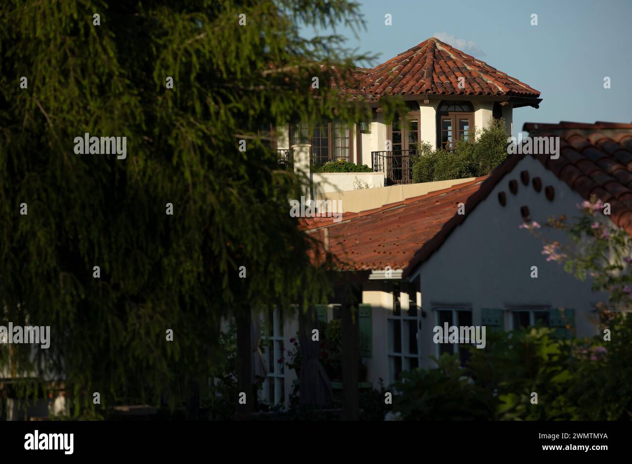 Rancho Santa Fe, California, USA - September 3, 2022: Afternoon light ...