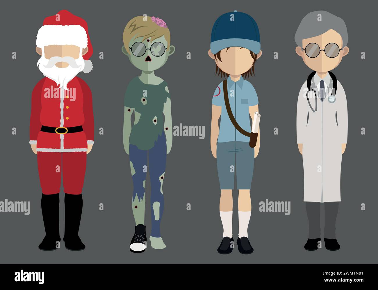 Vector Modern people avatars set Stock Vector Image & Art - Alamy