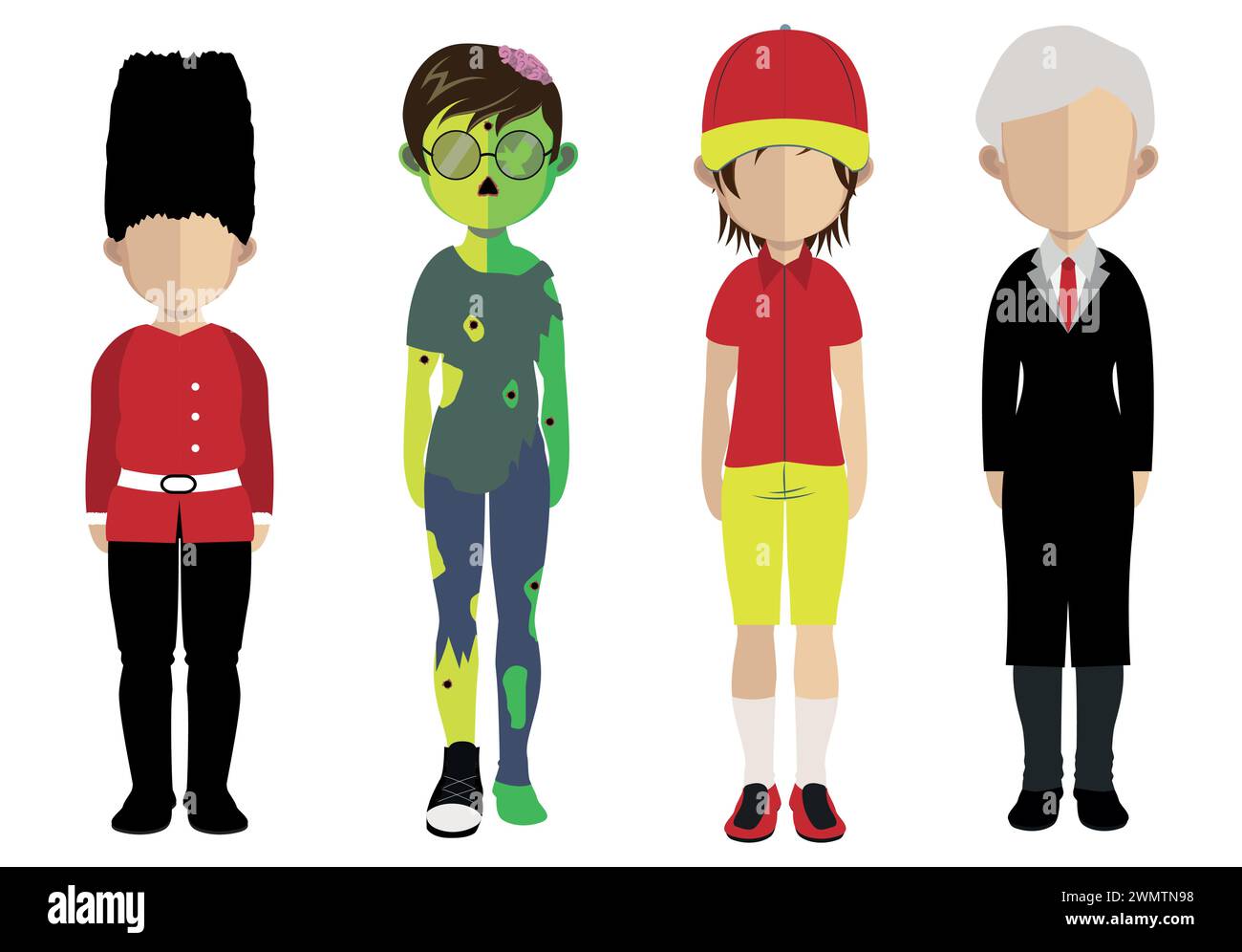 Vector Modern people avatars set Stock Vector Image & Art - Alamy