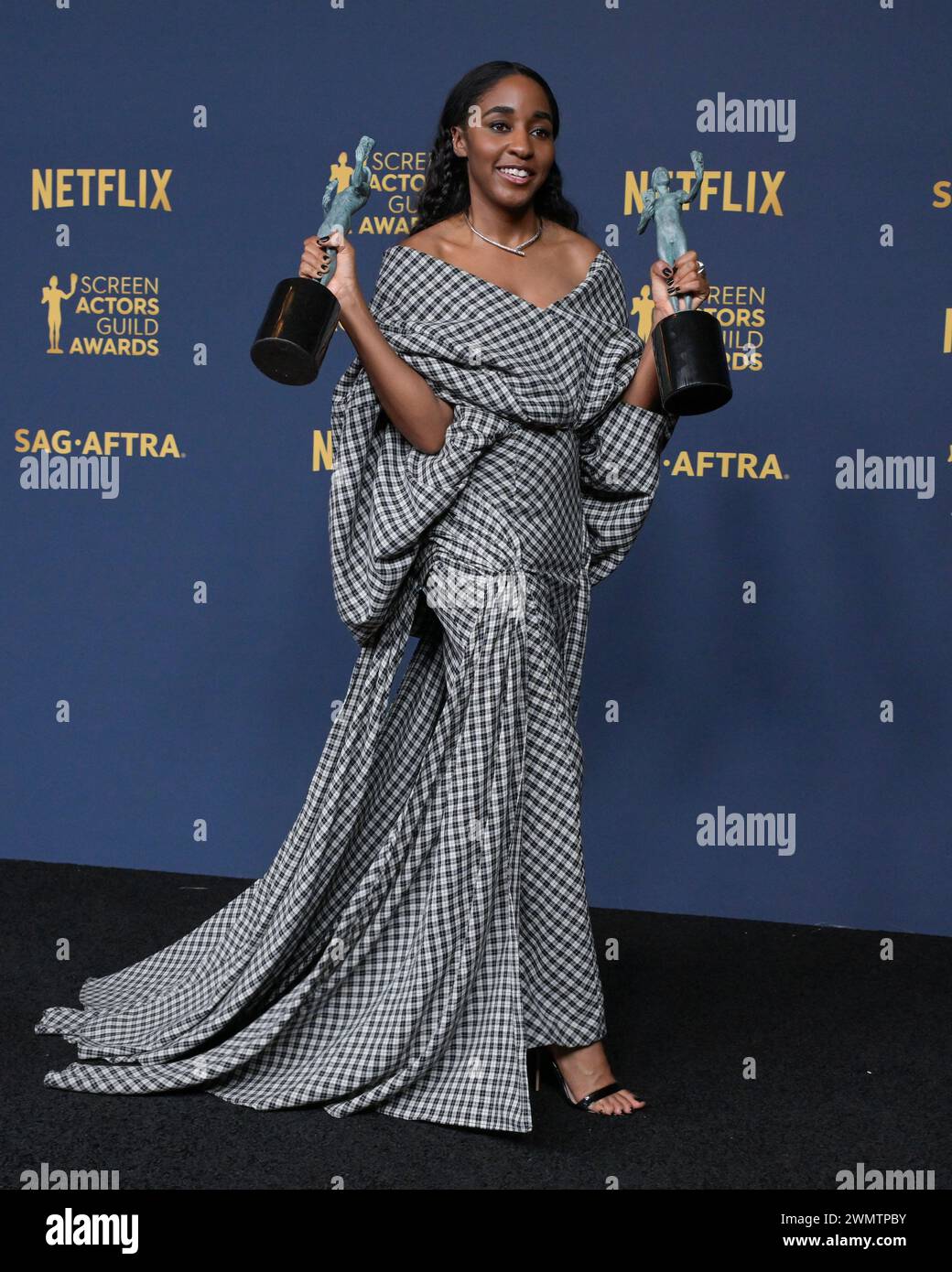 Los Angeles, California, USA. 24th Feb, 2024. Ayo Edebiri. The winner ...