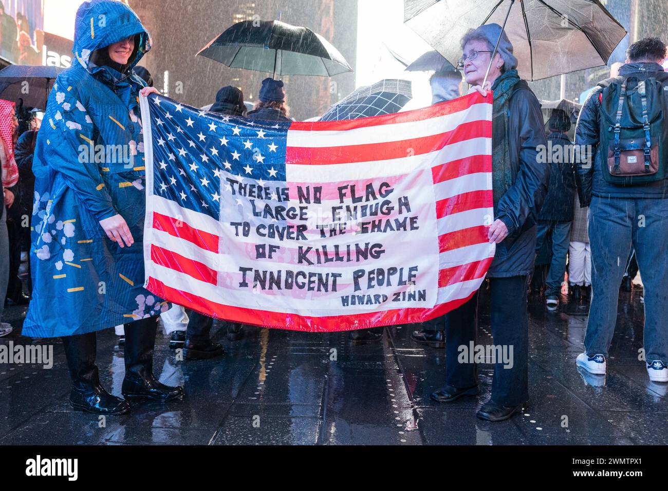 Activists gathered on Times Square at U. S. Army Recruiting Office in ...