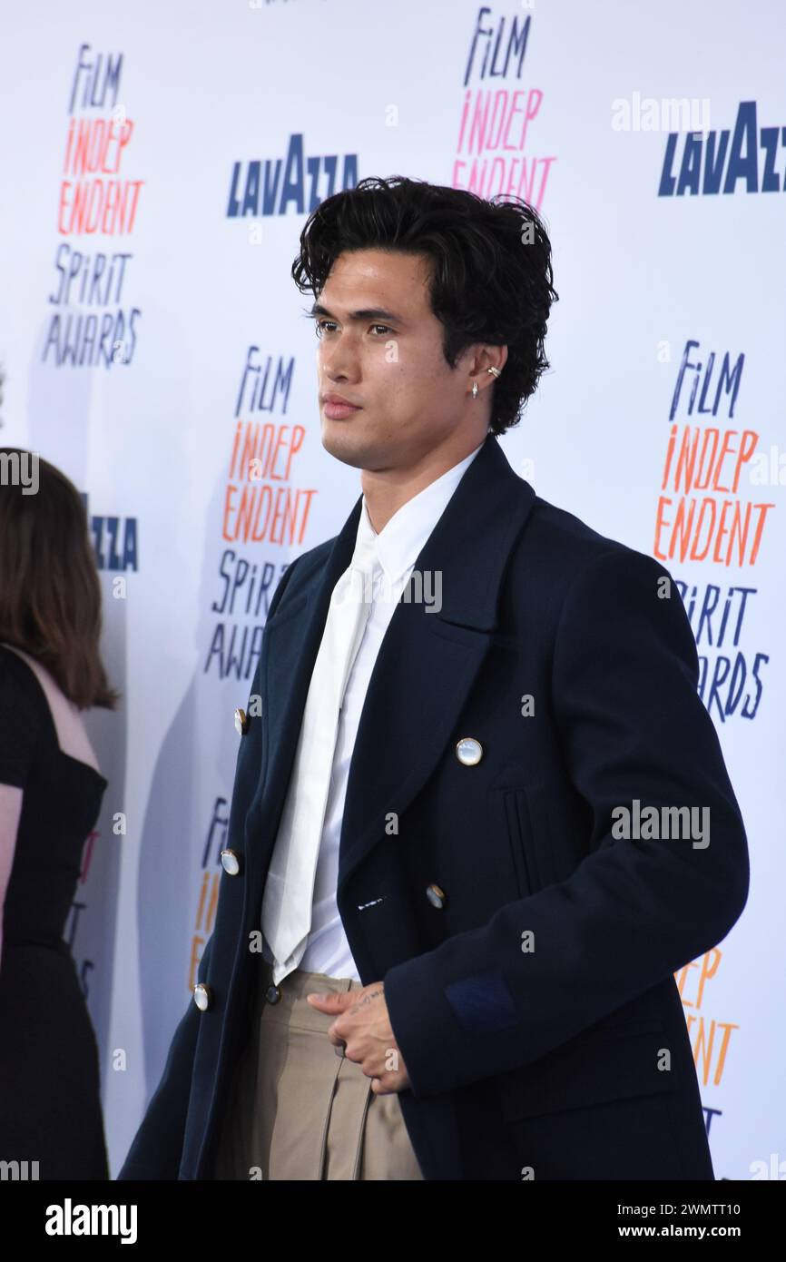 Santa Monica, California, USA 25th February 2024 Actor Charles Melton ...