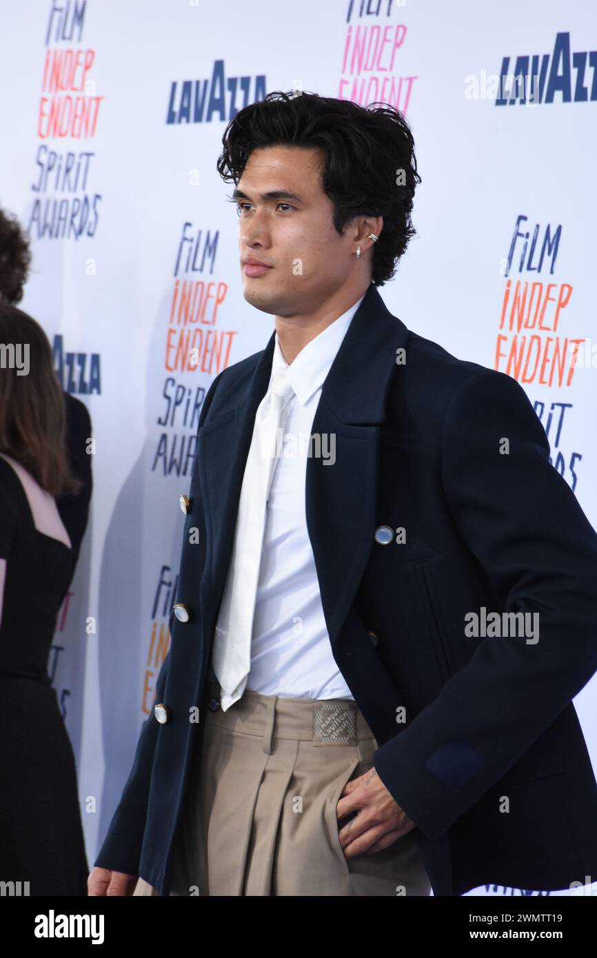 Santa Monica, California, USA 25th February 2024 Actor Charles Melton ...