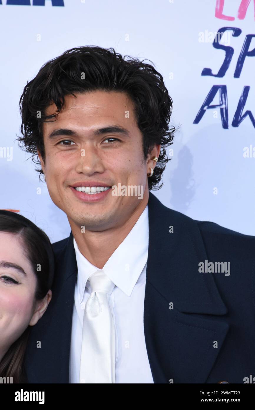 Santa Monica, California, USA 25th February 2024 Actor Charles Melton attends the 2024 Film ...