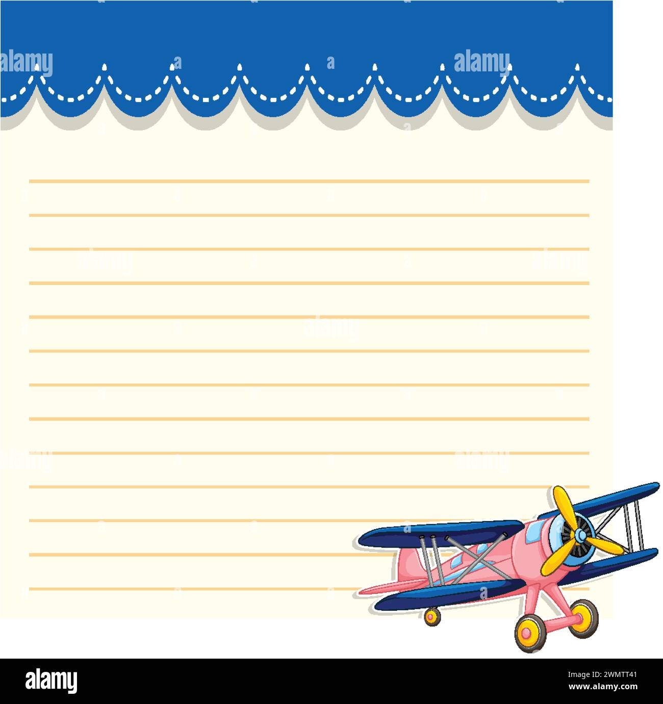 Pink biplane hi-res stock photography and images - Alamy