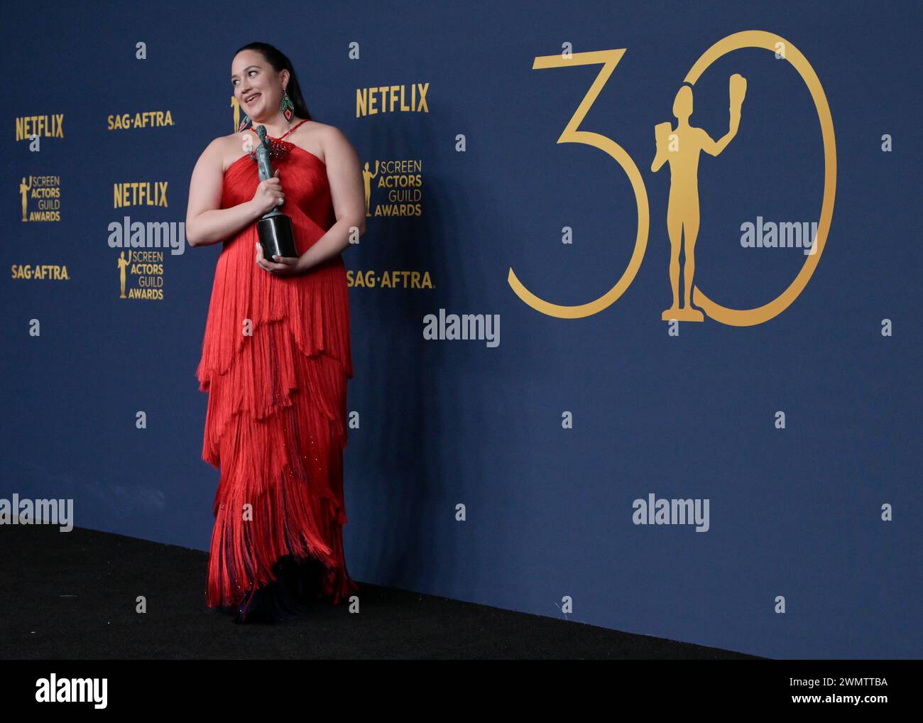February 24, 2024, Los Angeles, California, U.S.: Lily Gladstone, the ...