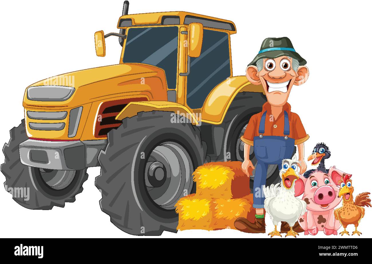 Farmer teamwork Cut Out Stock Images & Pictures - Alamy