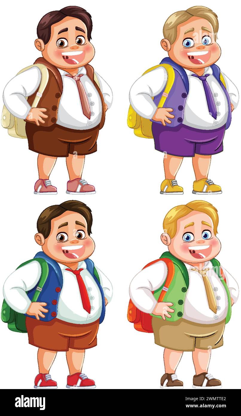 Children smiling boys Stock Vector Images - Alamy