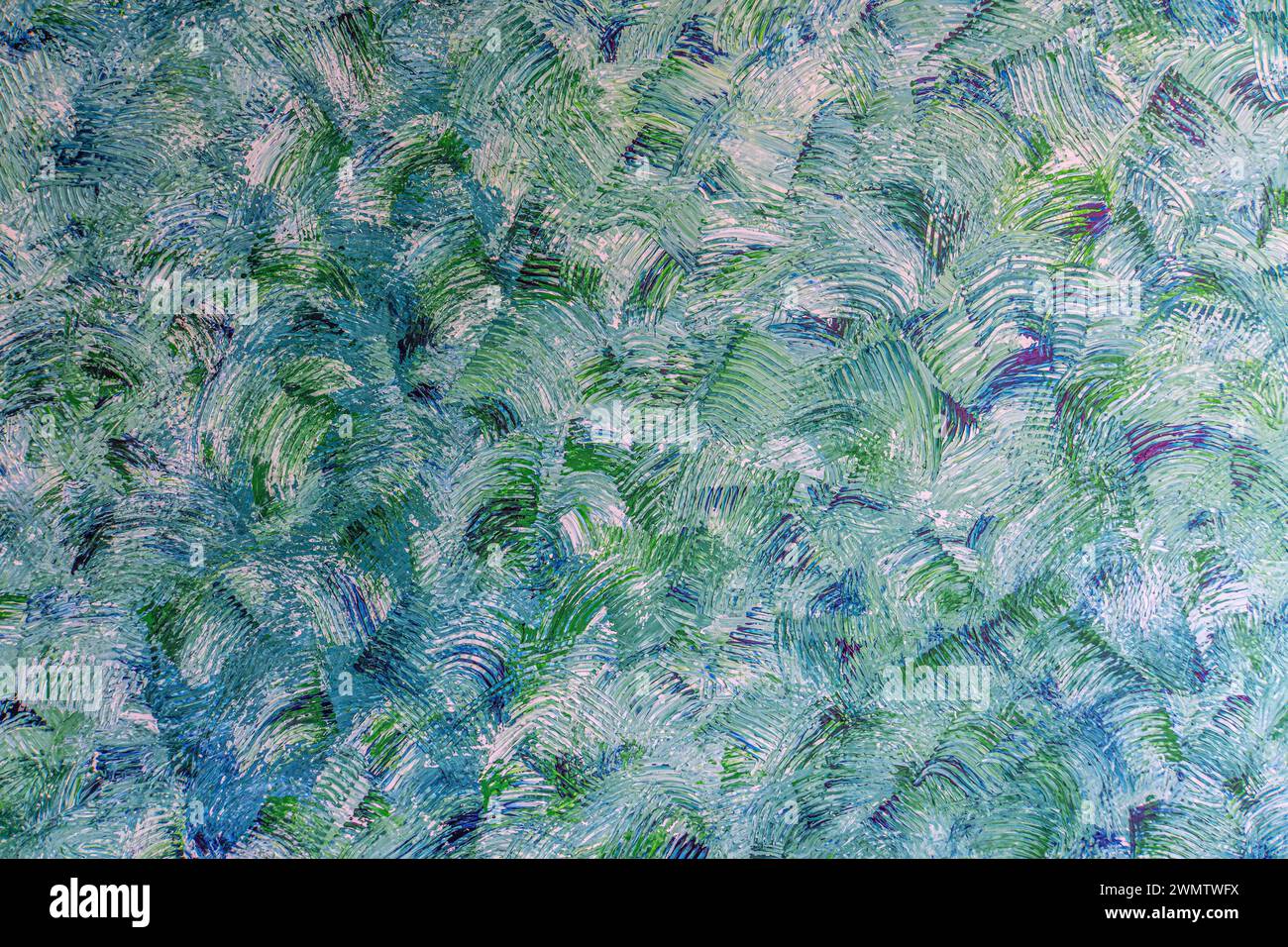 Hard paint strokes of blue and green color Stock Photo - Alamy