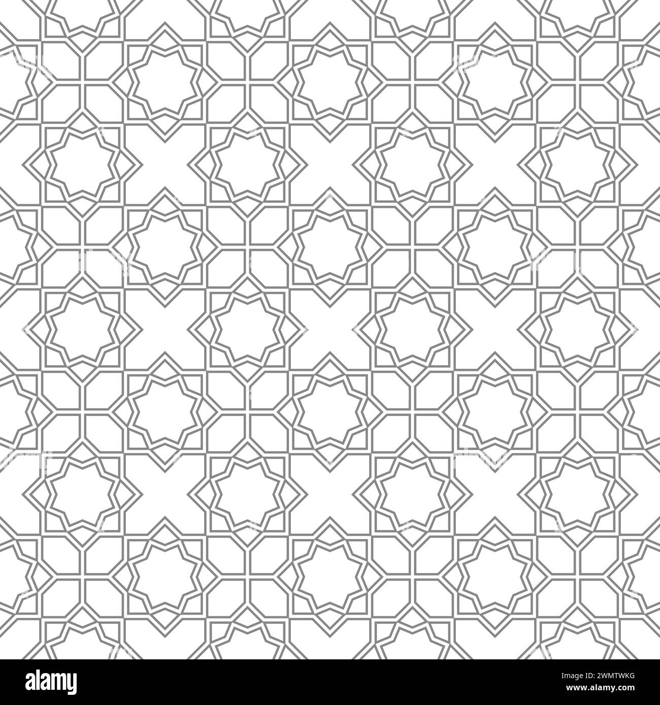 Abstract geometry pattern in Arabian style. Seamless vector background ...