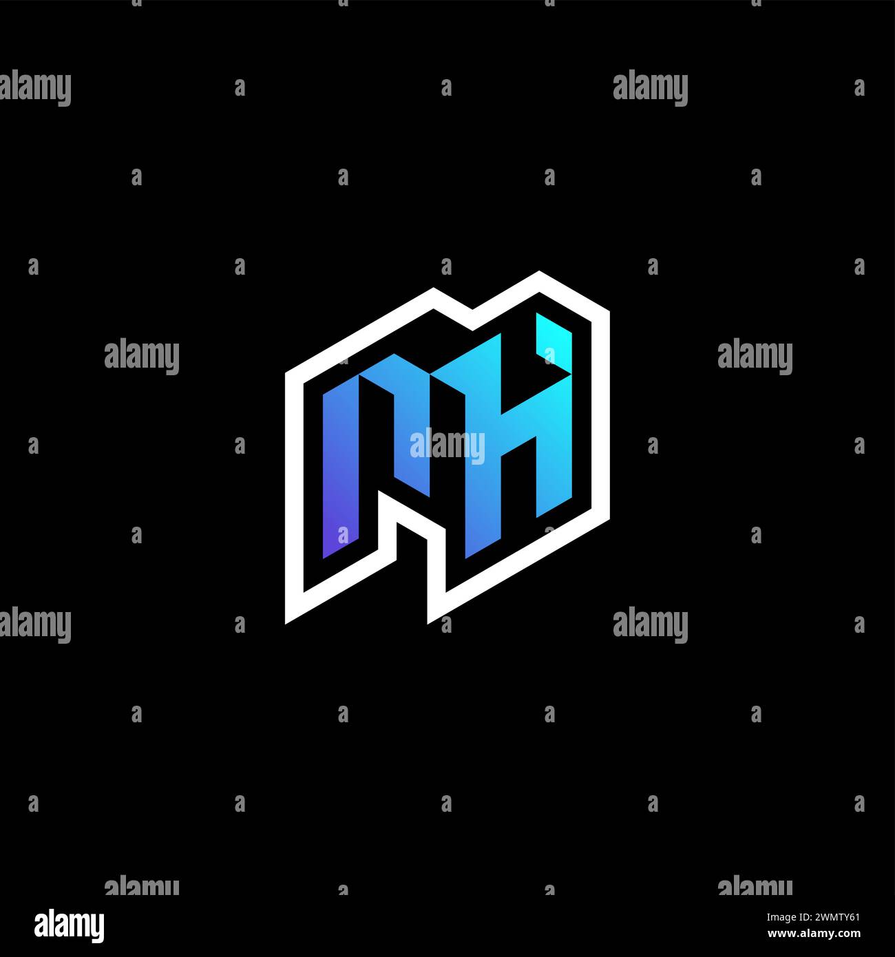 Mh gaming logo hi-res stock photography and images - Alamy
