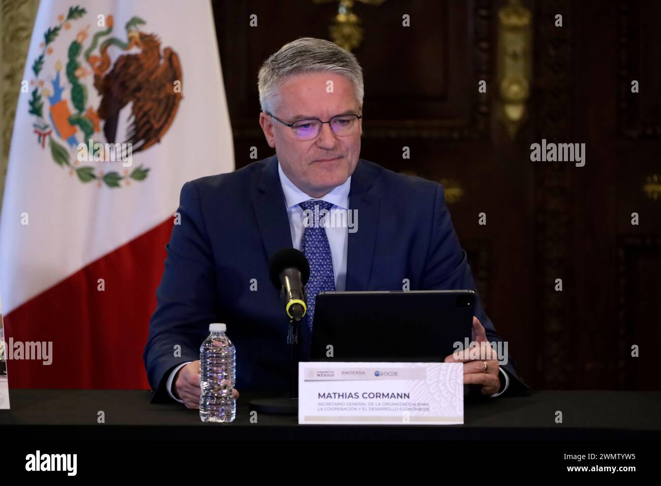 Mexico City, Mexico. 27th Feb, 2024. Secretary-General of the ...