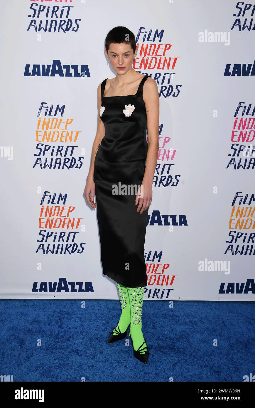 SANTA MONICA, CALIFORNIA - FEBRUARY 25: Emma Corrin attends the 2024 ...