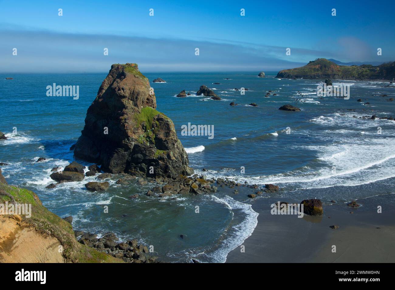 View from Otter Point, Otter Point State Park, Oregon Stock Photo - Alamy