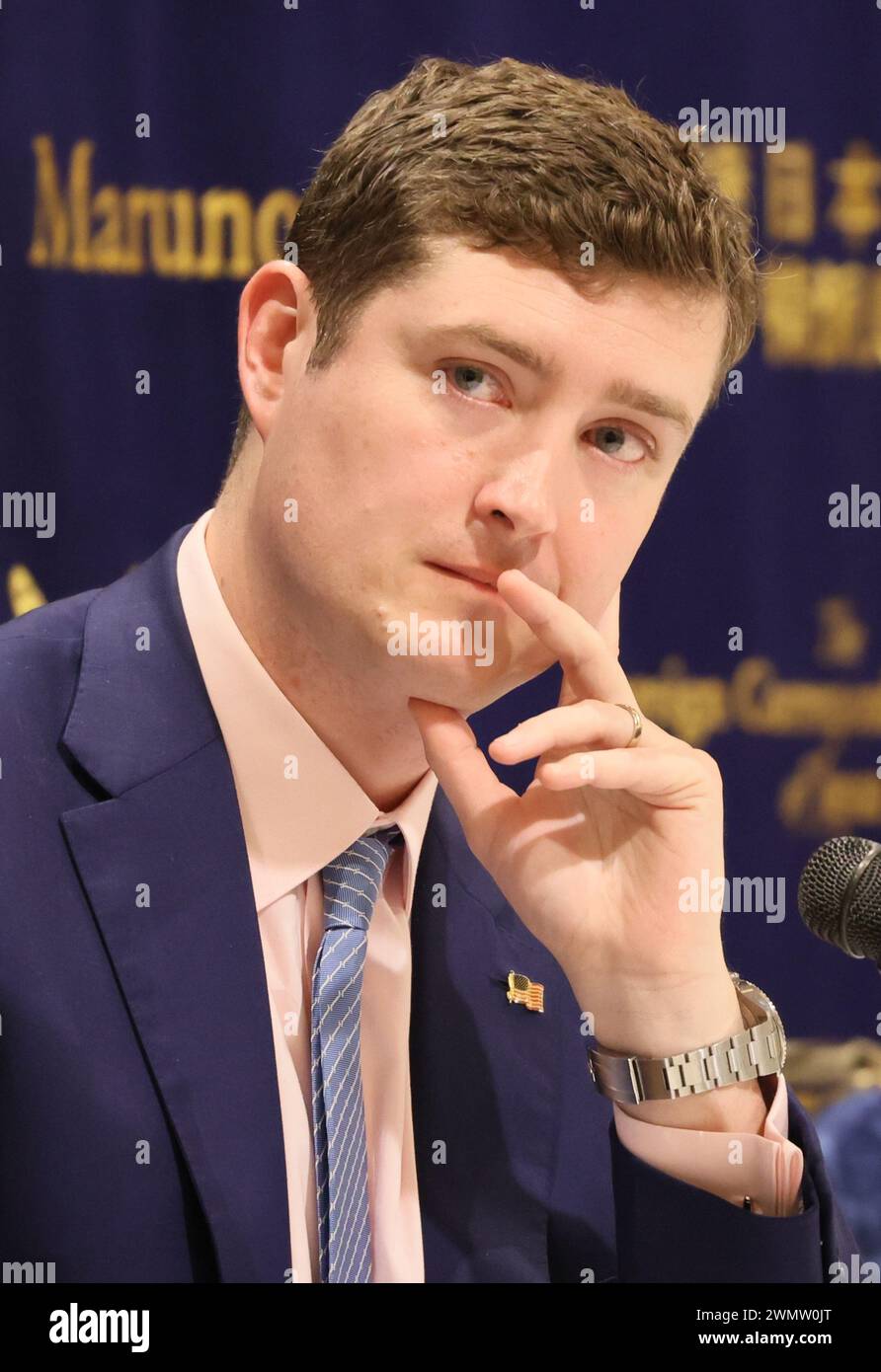 Tokyo, Japan. 28th Feb, 2024. Former Chief of Staff of the White House ...