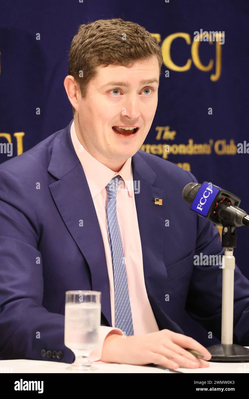 Tokyo, Japan. 28th Feb, 2024. Former Chief of Staff of the White House ...