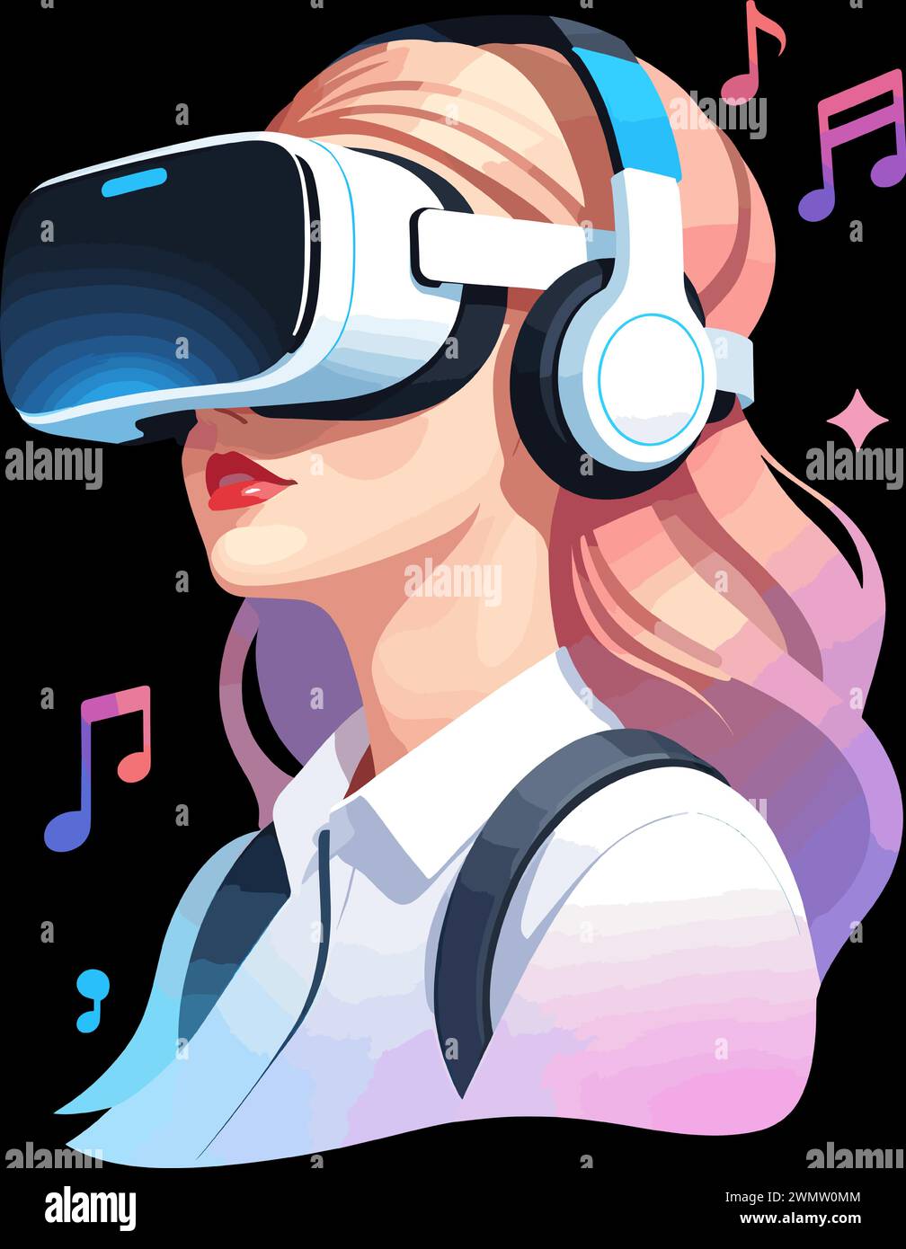 Interactive broadcast experience Stock Vector Images - Alamy