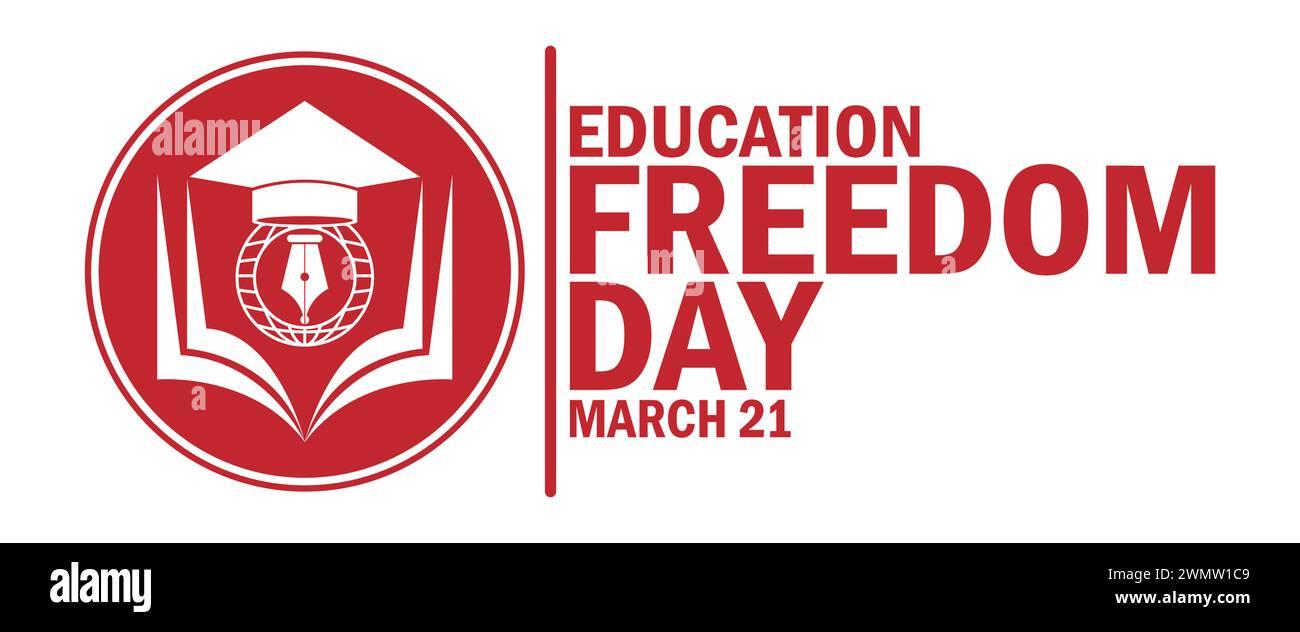 Education Freedom Day. Suitable for greeting card, poster and banner ...