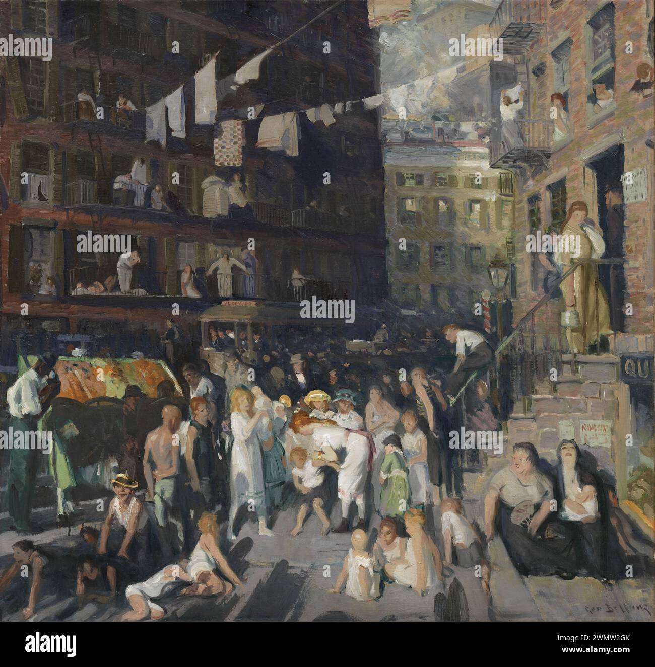 George bellows, the cliff dwellers hi-res stock photography and images ...