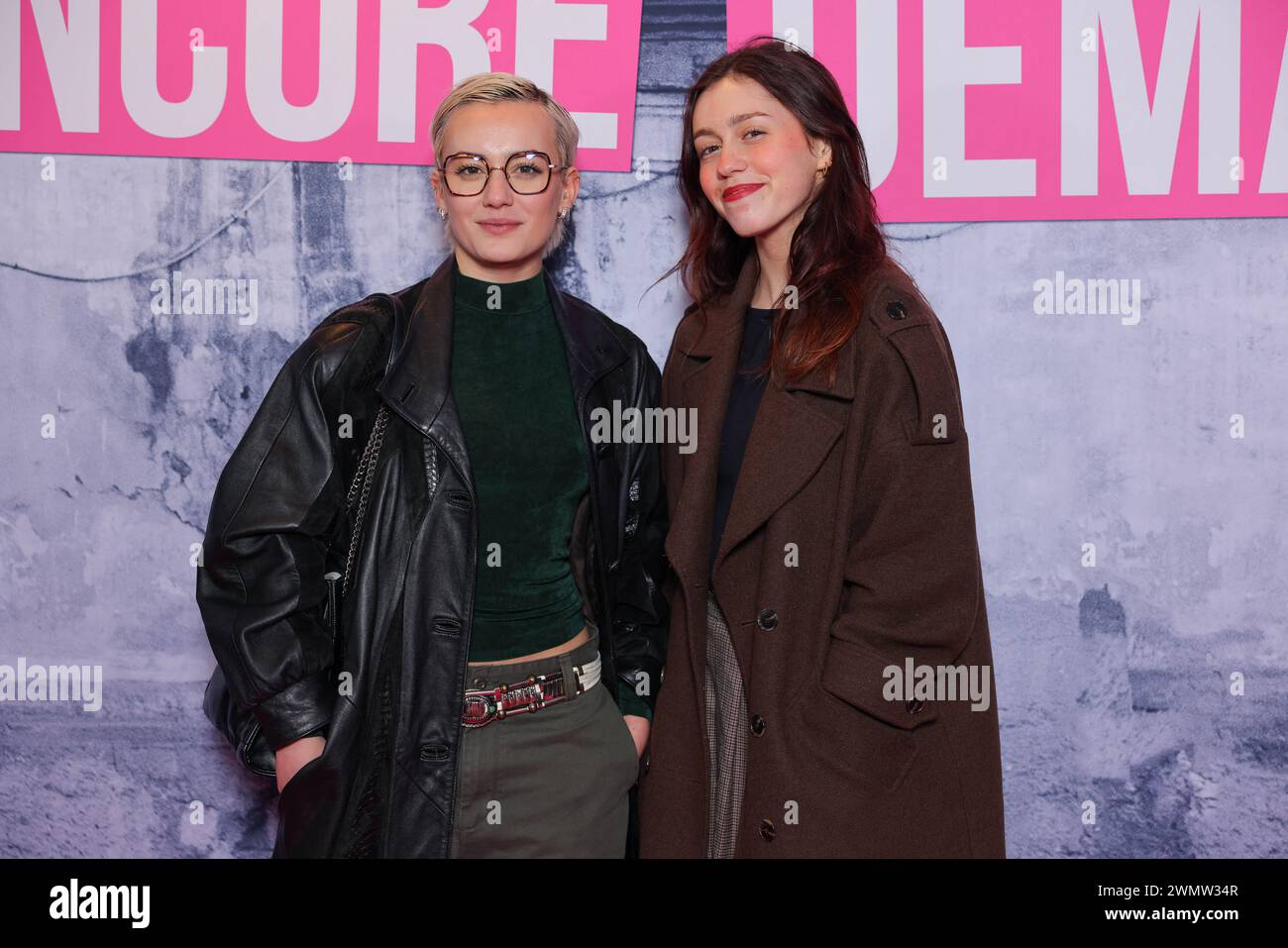 Paris, France. 27th Feb, 2024. Solia Lola attending the photocall for ...