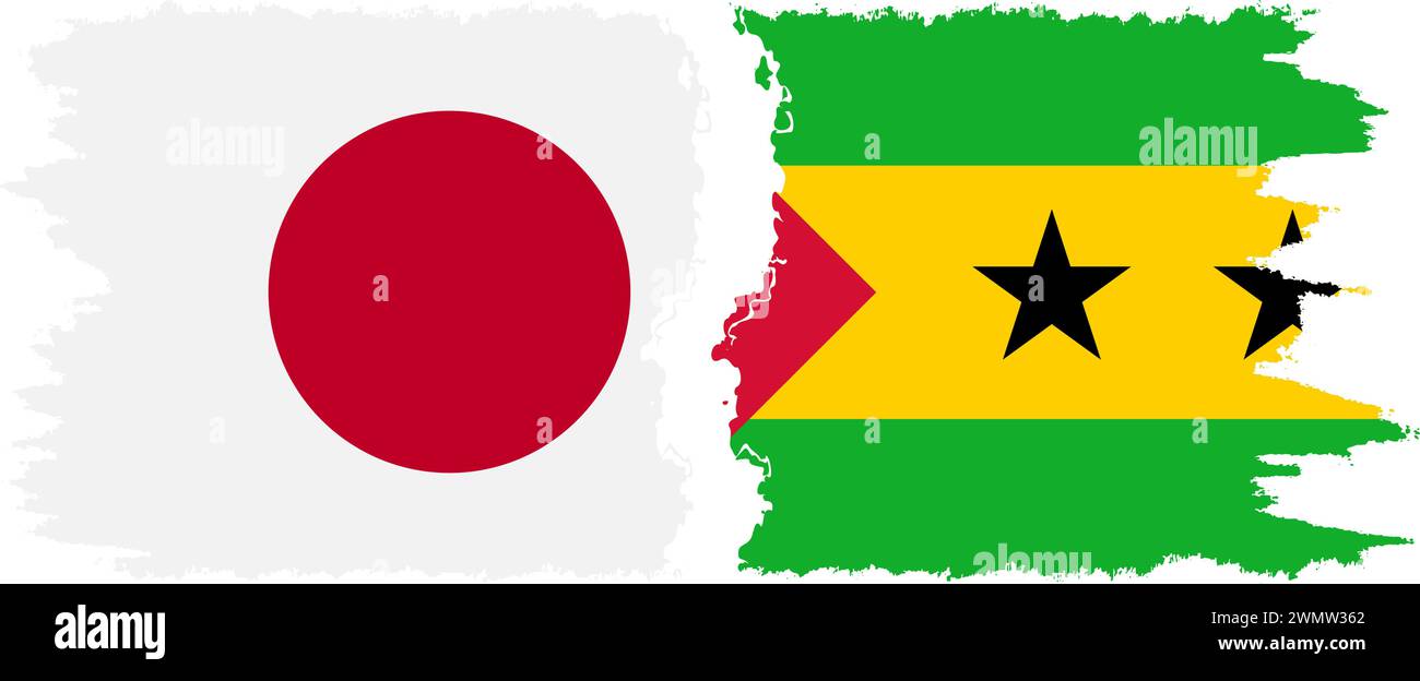 Japan sao tome and principe flag Stock Vector Images - Alamy