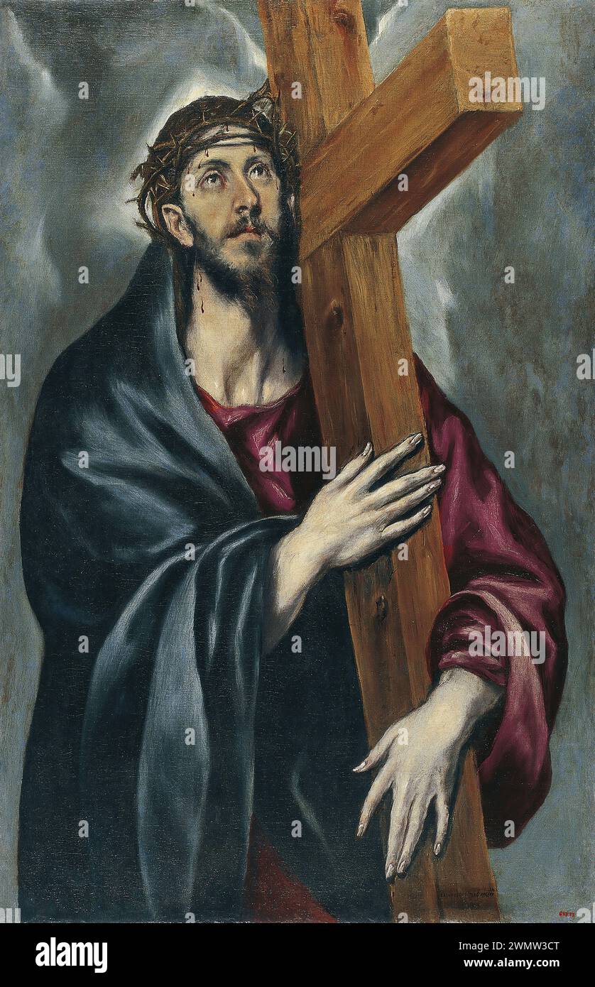 El Greco - Christ Carrying the Cross (1590 95 Stock Photo - Alamy