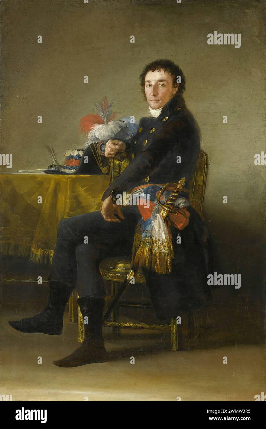 Goya Francisco - Portrait de Ferdinand Guillemardet (1799 Stock Photo ...