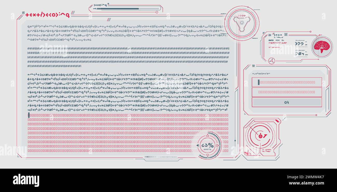 Dna data processing Stock Vector Images - Alamy