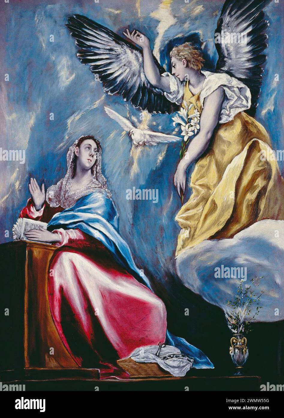 History el greco annunciation hi-res stock photography and images - Alamy