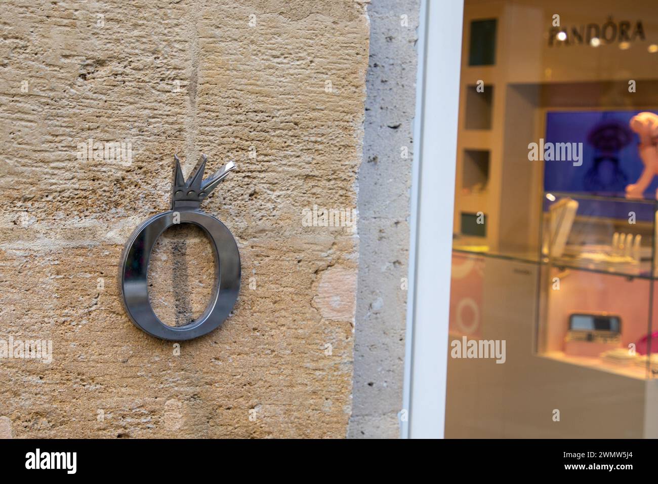 Bordeaux , France - 02 15 2024 : pandora sign text store and logo brand ...