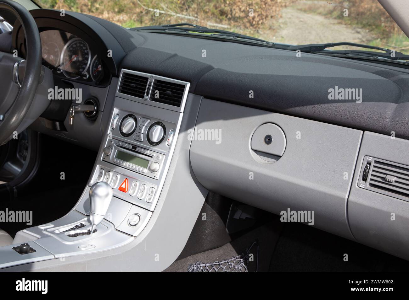 Car Modern dashboard interior luxury inside cockpit Stock Photo - Alamy