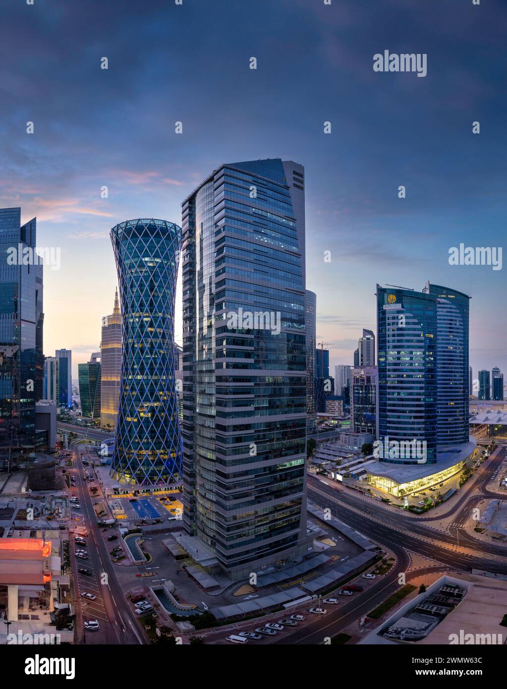 Doha Corniche in West Bay. The Doha Corniche is a popular location with ...