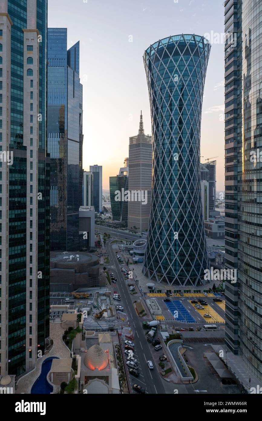 Doha Corniche in West Bay. The Doha Corniche is a popular location with ...