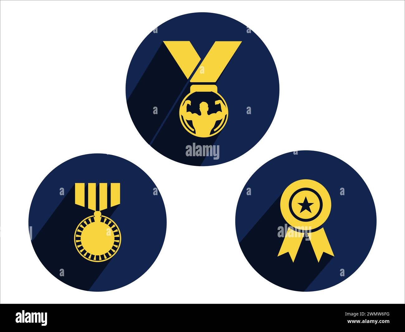 Champ and contest vector logo set with gold trophy hi-res stock ...