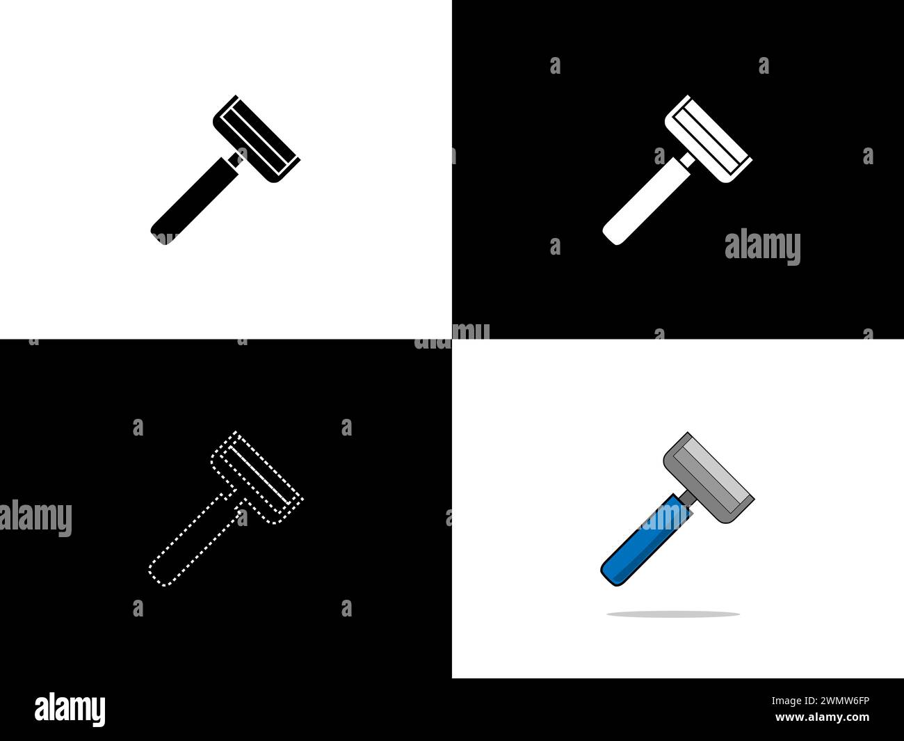 Art illustration design icon logo with silhouette concept symbol of ...