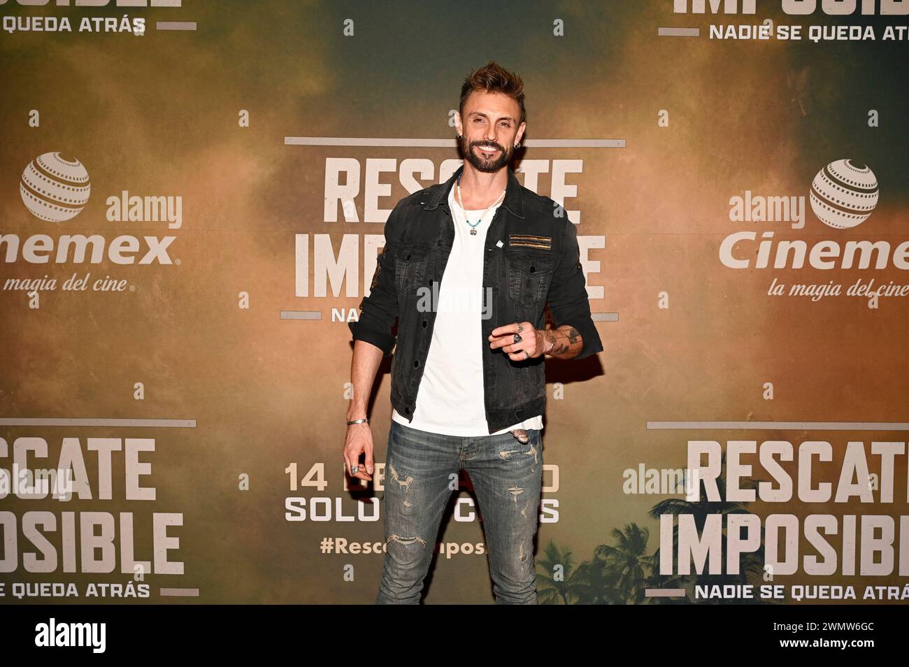 Mexico City, Mexico. 27th Feb, 2024. Alex Brizuela is attending the ...