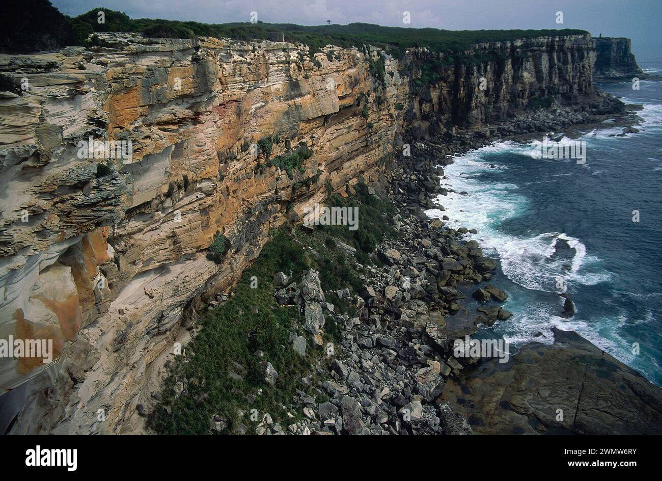 Cliffs, Federation Cliff Walk, Sydney, Australia Stock Photo - Alamy