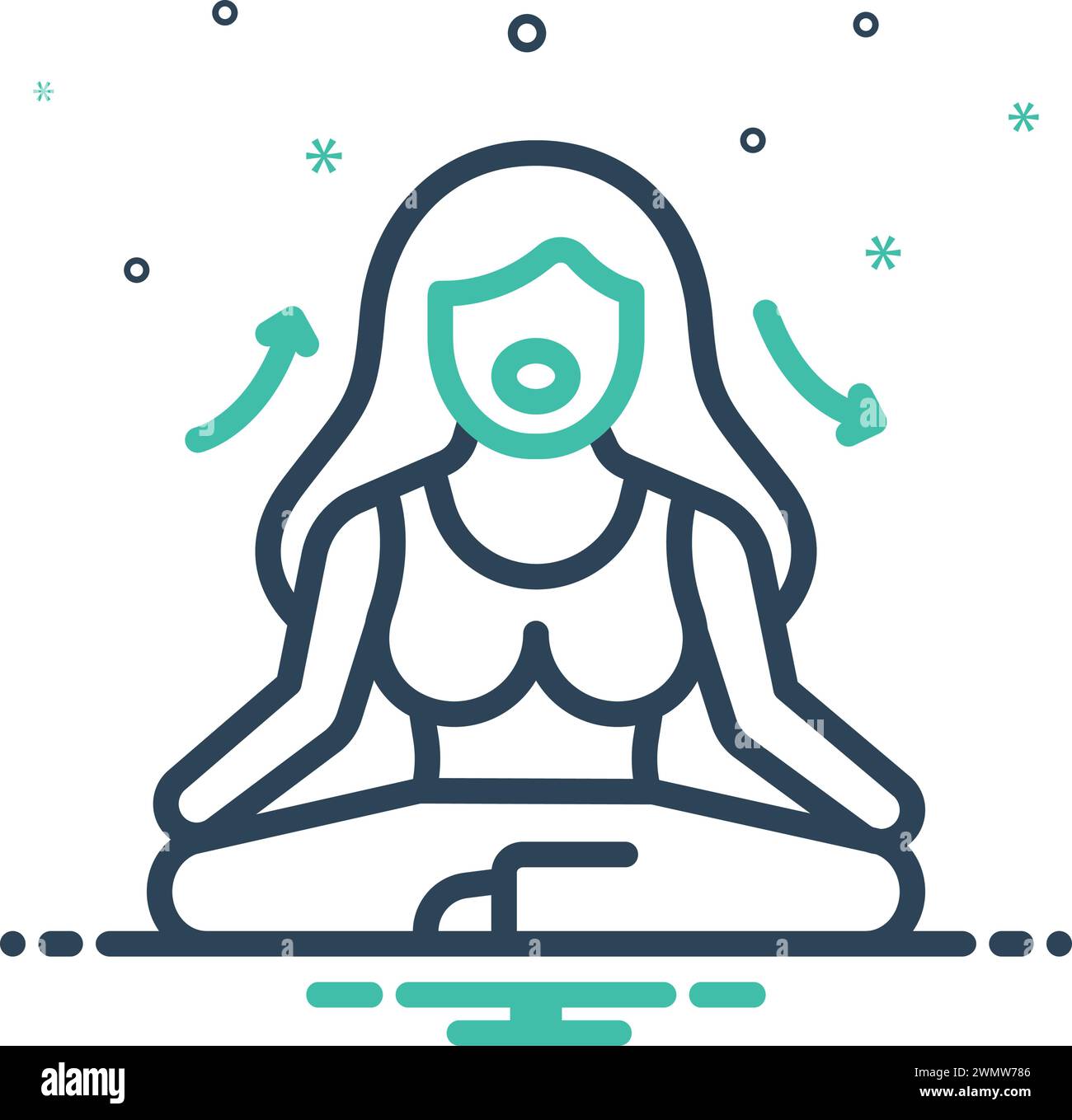 Icon for breathing,respiration Stock Vector Image & Art - Alamy