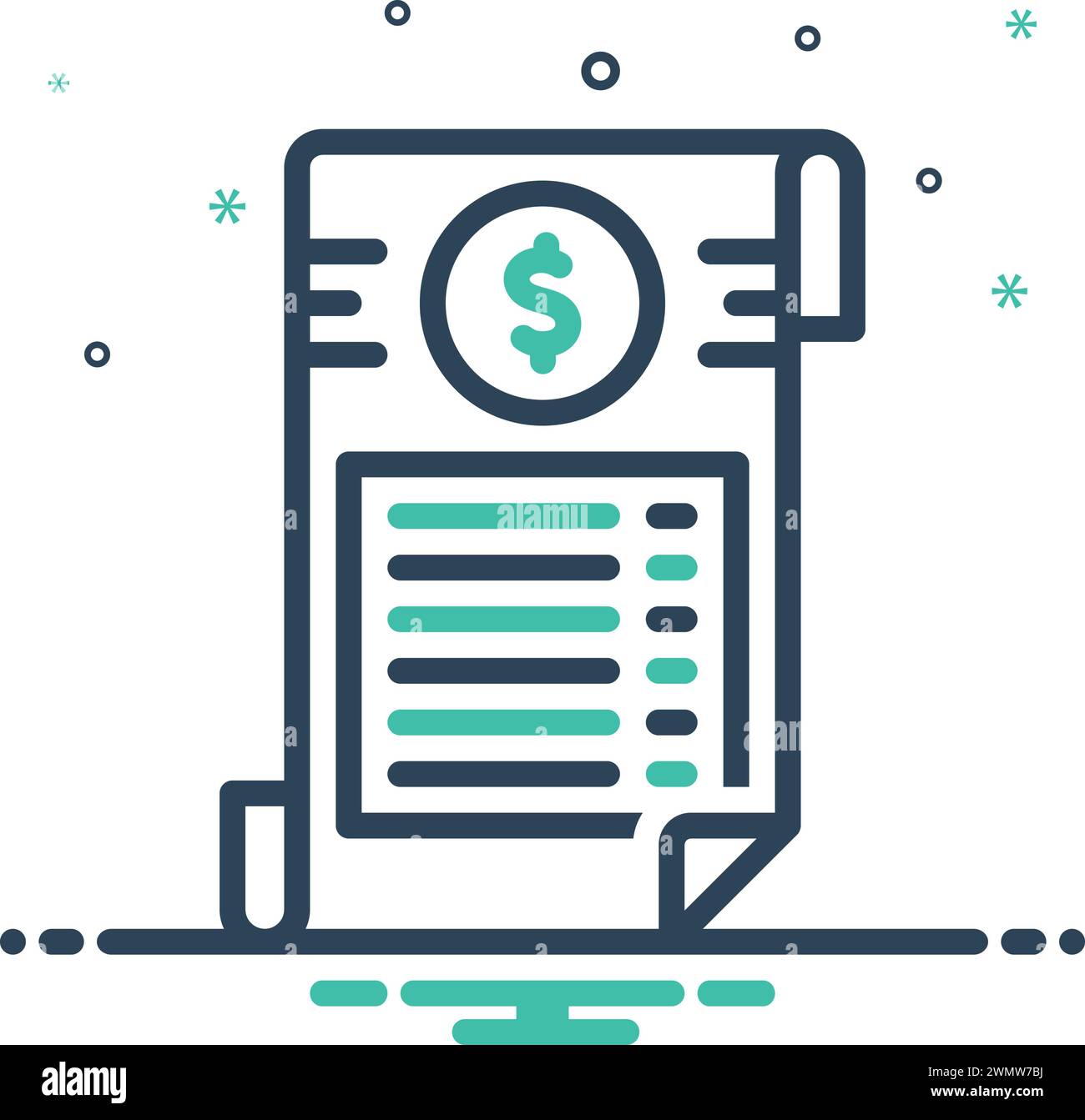 Icon for invoice,waybill Stock Vector Image & Art - Alamy