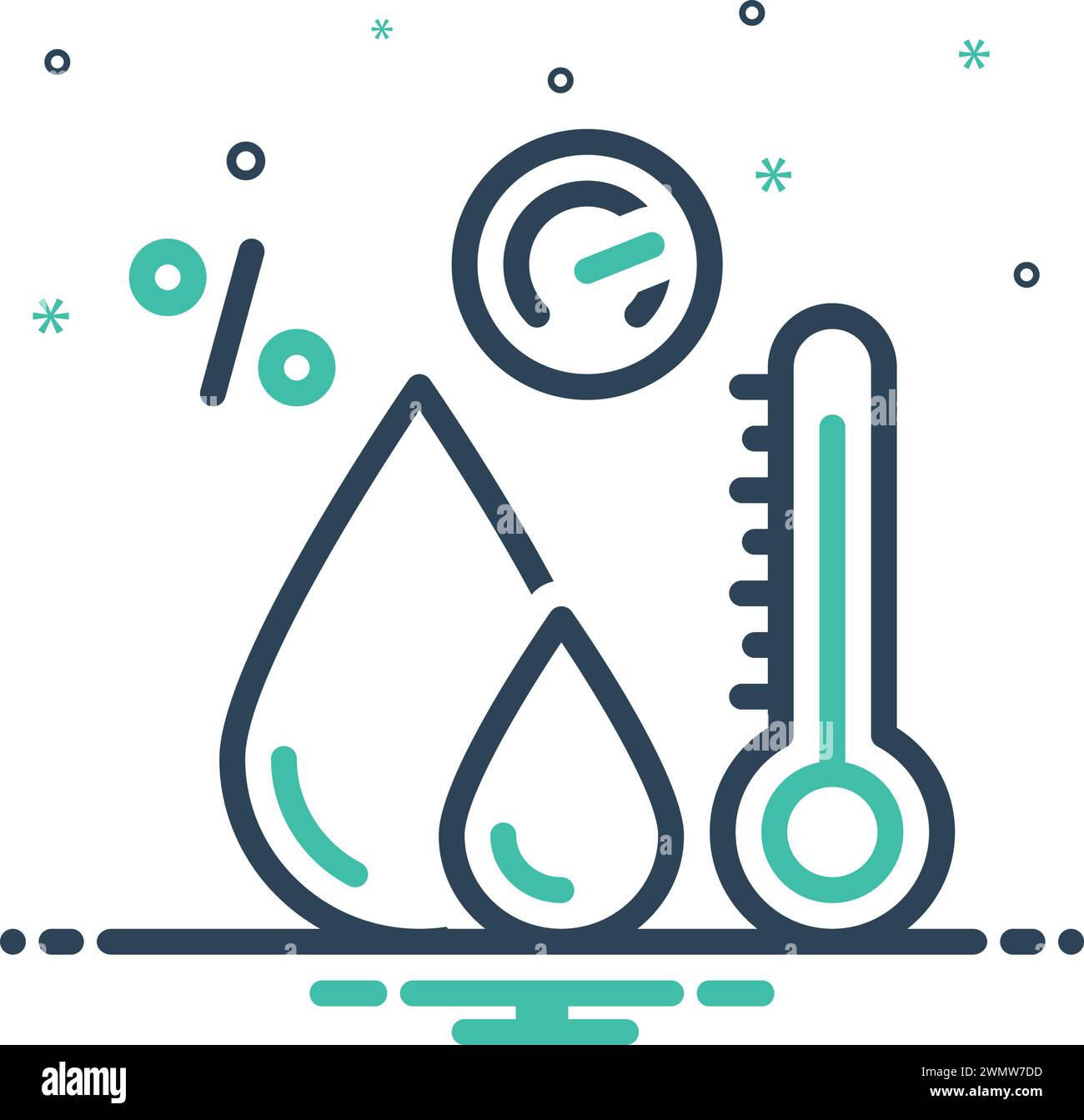 Icon for humidity,moisture Stock Vector Image & Art - Alamy