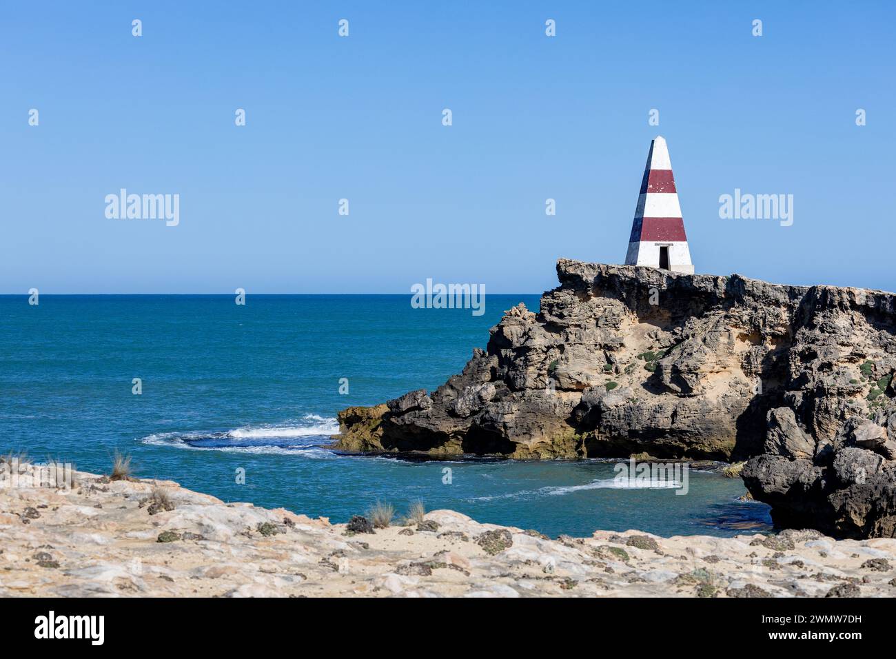 The iconic Obelisk in Robe South Australia on October 2nd 2023 Stock ...