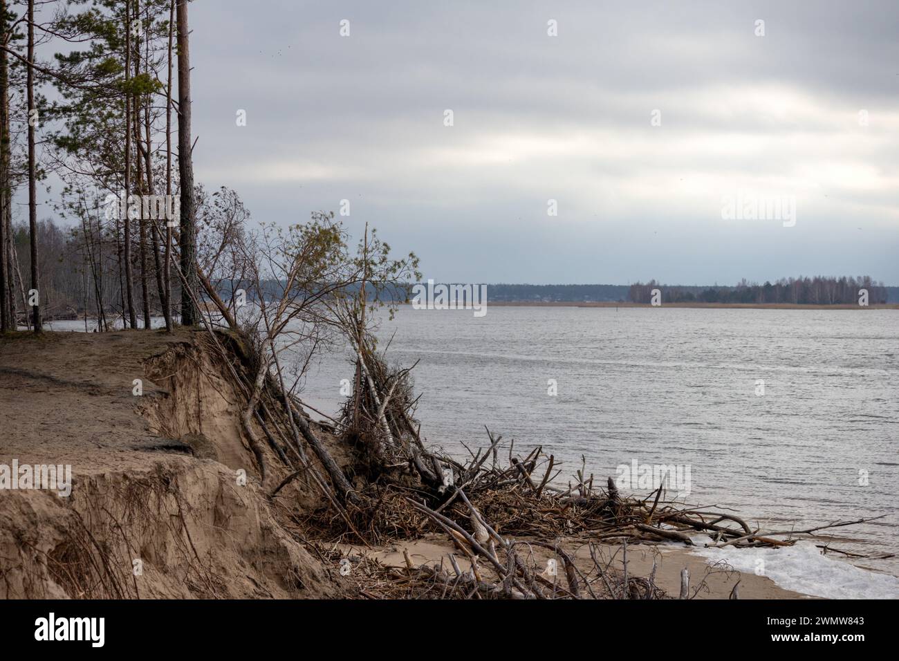 Sand dunes autumn trees river hi-res stock photography and images - Alamy