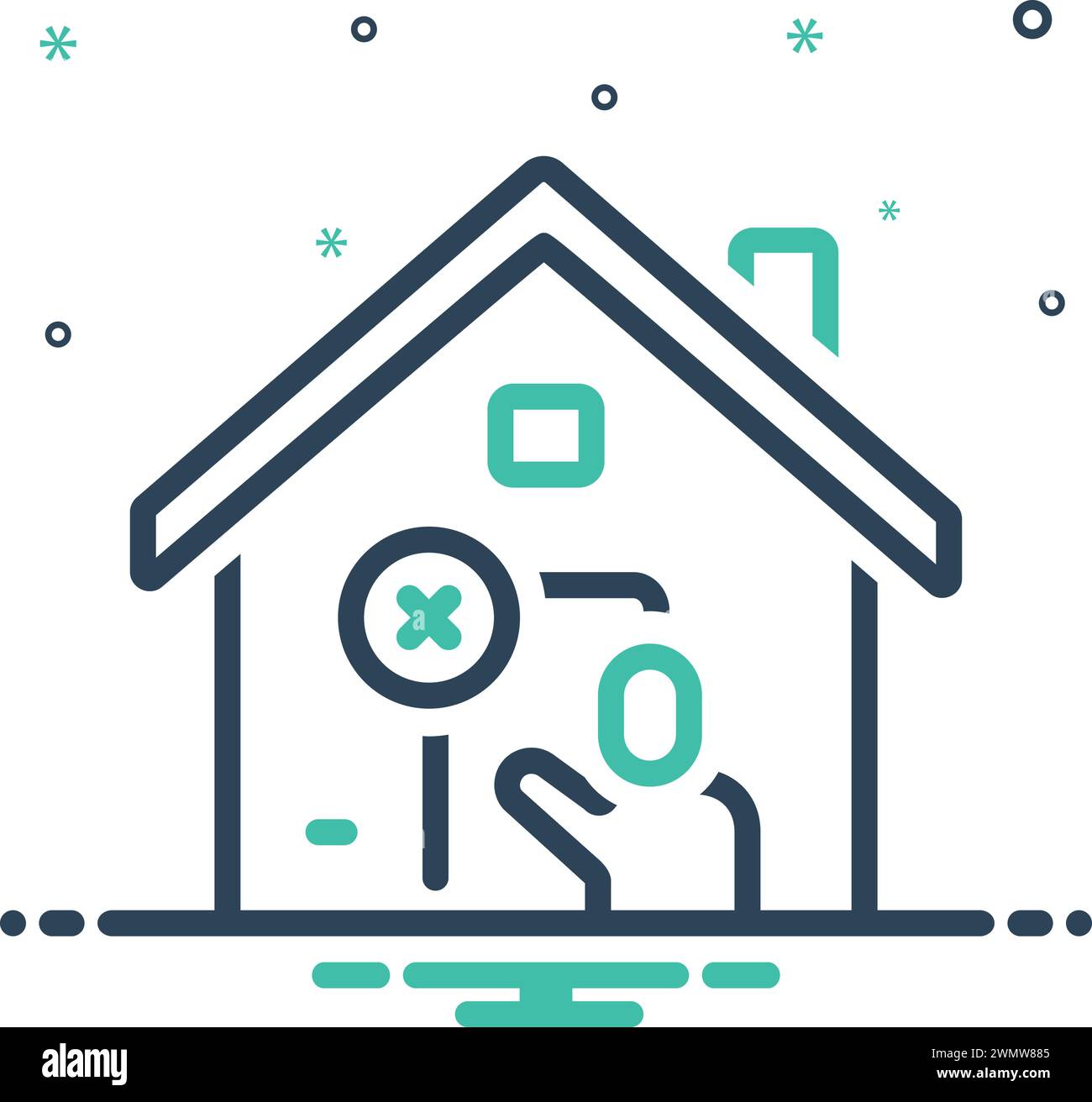 Icon for nothing,house Stock Vector Image & Art - Alamy