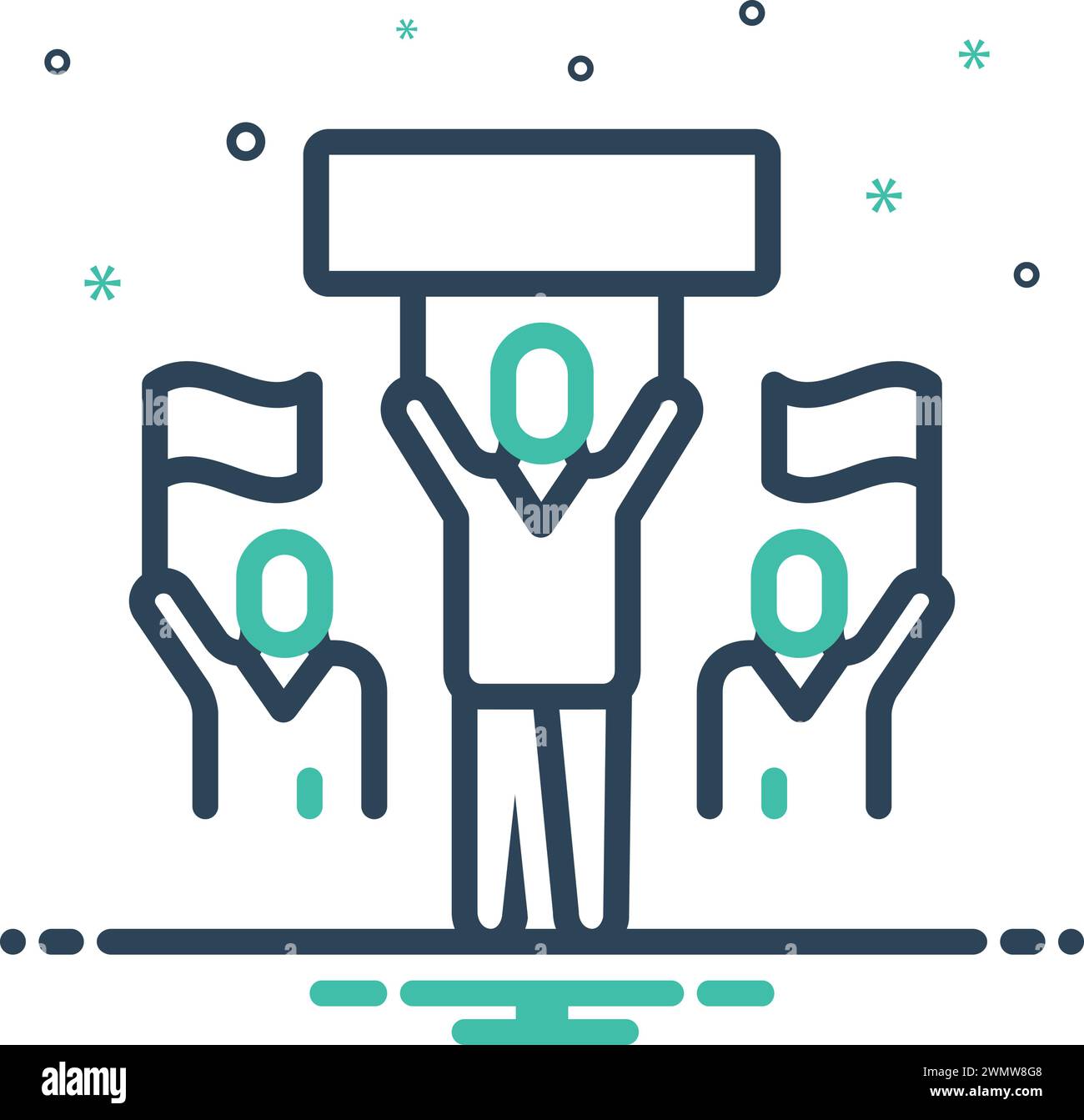 Icon for demonstration,pageantry Stock Vector Image & Art - Alamy