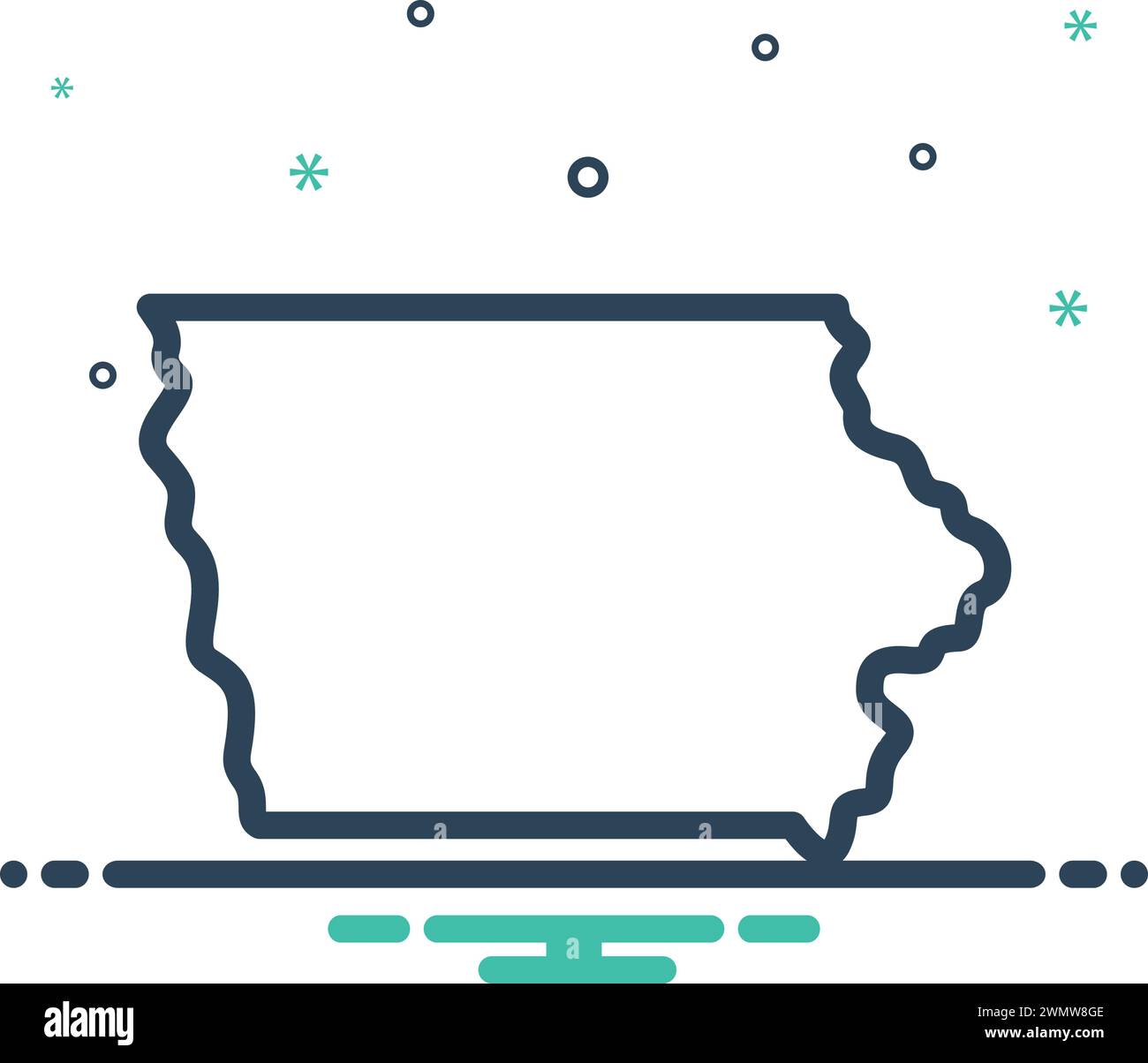 Icon for iowa,usa Stock Vector Image & Art - Alamy