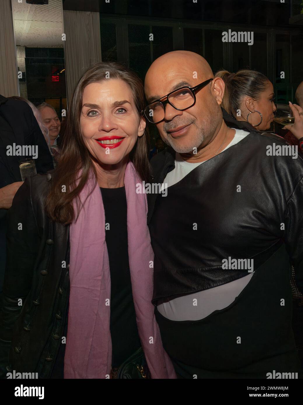 Debbie Dickinson and Ezequiel DelaRosa attends the Jez Magazine Launch ...