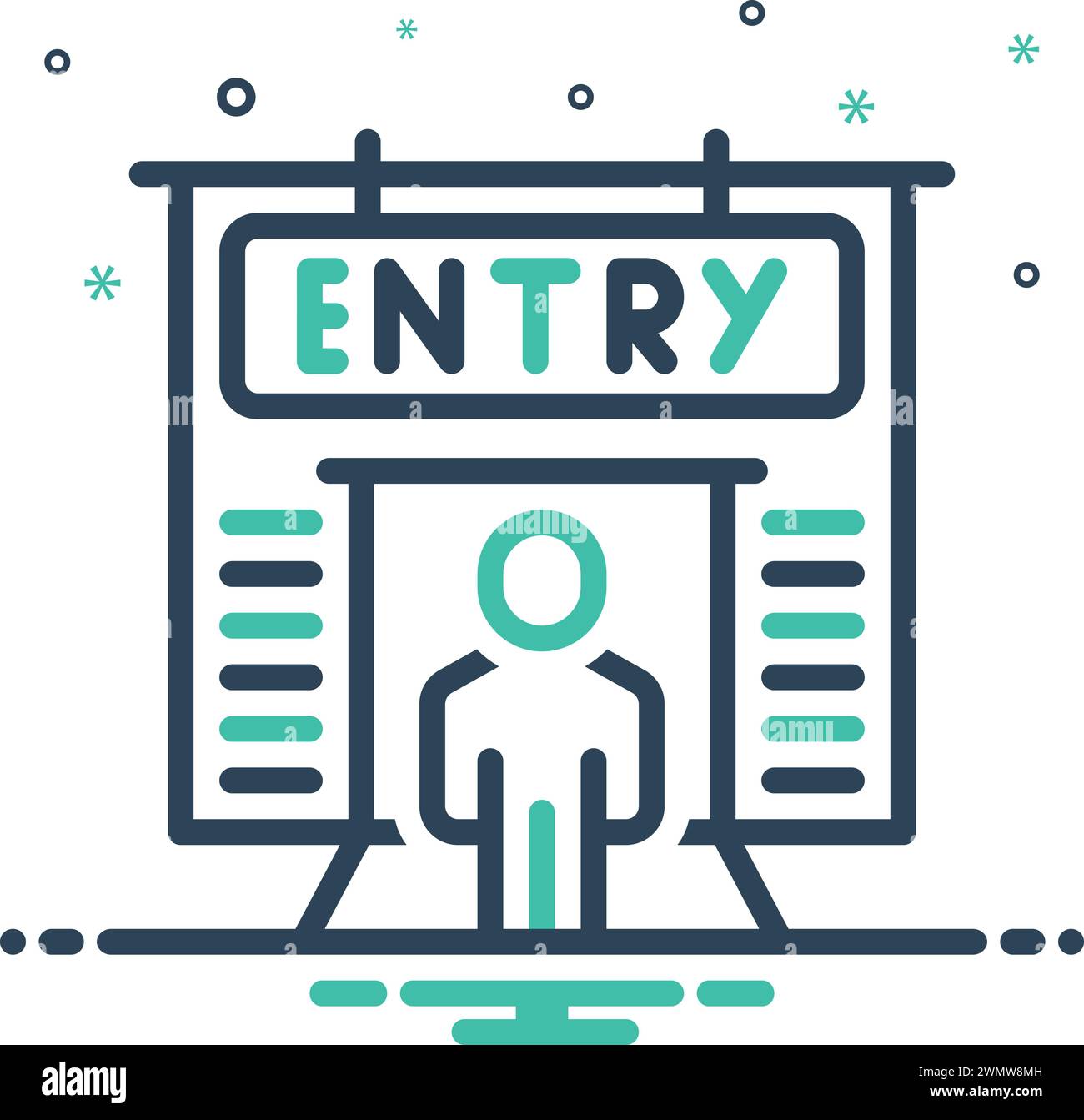 Icon for entries,entrance Stock Vector Image & Art - Alamy