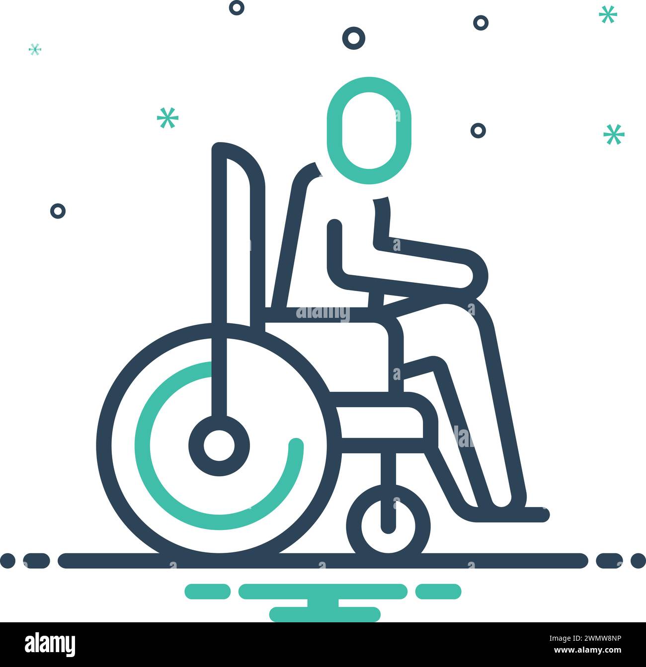 Icon for disabled,having a disability Stock Vector Image & Art - Alamy