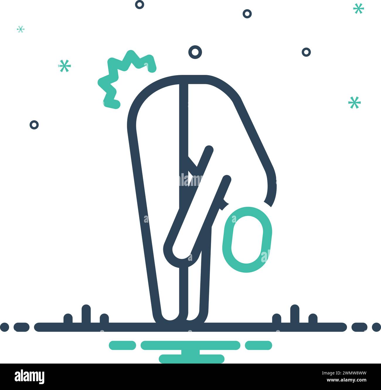 Twisted forward bend hi-res stock photography and images - Alamy