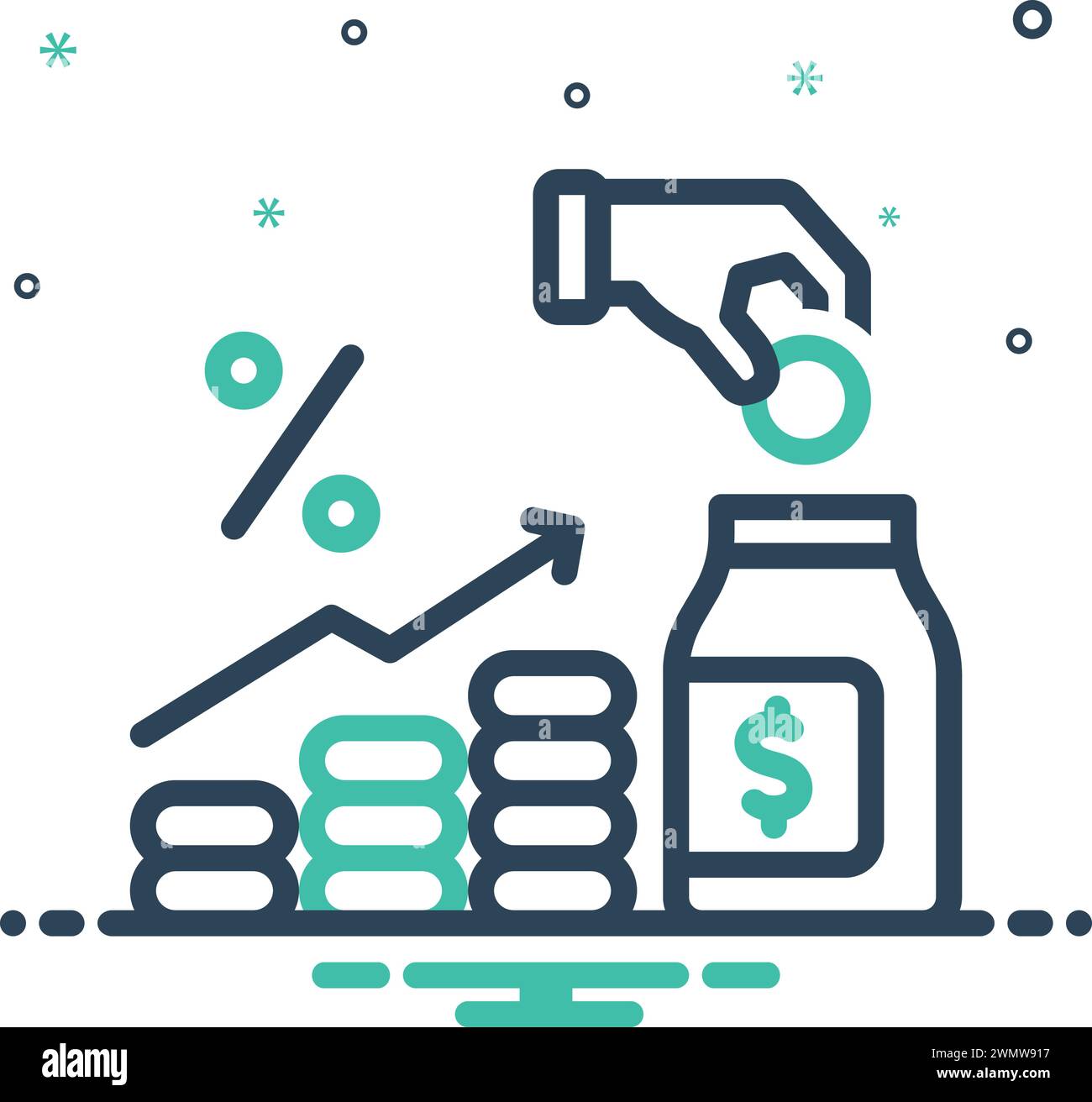 Icon for mf,finance Stock Vector Image & Art - Alamy